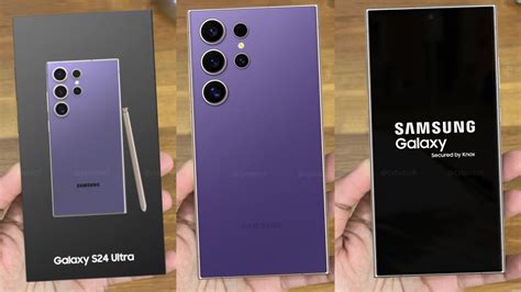 Samsung Galaxy S24 Ultra Unboxing And First Look Titanium Violet