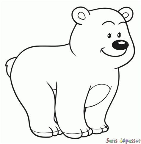 Coloriage Ours Brun Ou Ours Polaire Sans D Passer