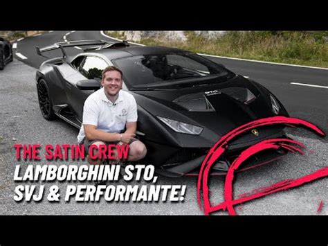 Lamborghini Huracan STO Performante Spyder Aventador SVJ On Tour