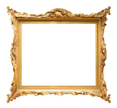 Gold Vintage Metal Frame Stock Image Image Of Antique