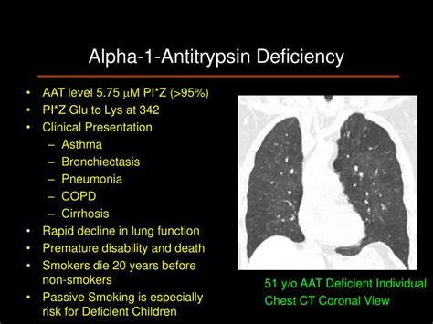 PPT Alpha 1 Antitrypsin Deficiency PowerPoint Presentation ID 4728623