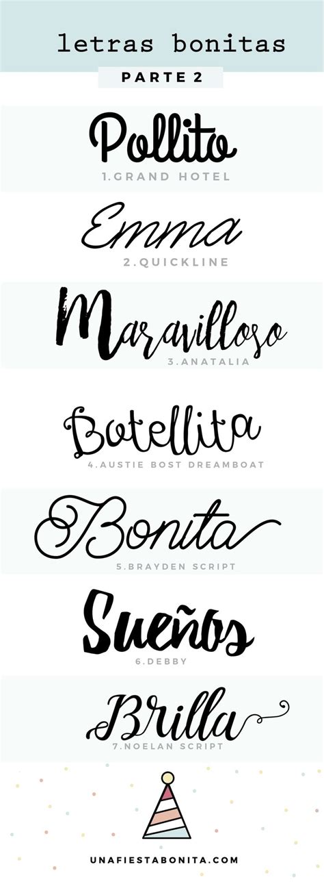 Tipos De Letras Para Invitaciones Invitaciones Invitaciones Images