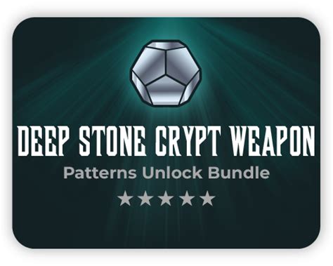 Deep Stone Crypt Weapon Patterns Unlock Bundle OXY GAMING