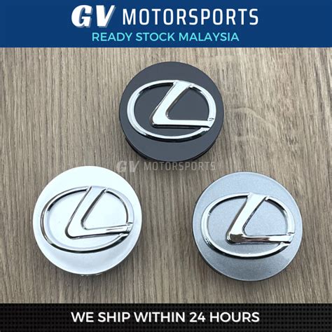 READY STOCK Lexus 4 PCS 62MM Rim Cap Wheel Center Hub Caps For Lexus