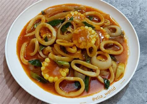Resep Cumi Saus Padang Praktis Oleh Elia Wahid Cookpad