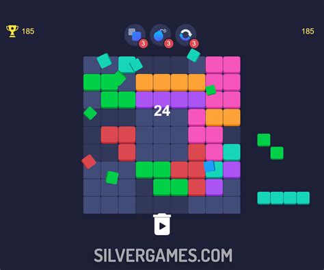 Nine Blocks Block Puzzle Game Play Online On SilverGames