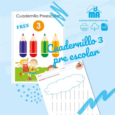 Cuadernillo Preescolar 3 PDF Materiales Educativos GRATIS