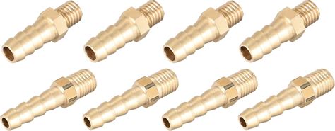 Amazon Uxcell Brass Fitting Connector Metric M8 Male To Barb Fit