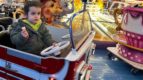 Lunapark dönme dolap salıncak araba YouTube