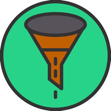 Funnel Vector Icon Design 16379965 Vector Art At Vecteezy