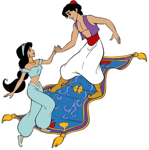 Jasmine And Aladdin On The Magic Carpet Disney Aladdin Disney Art