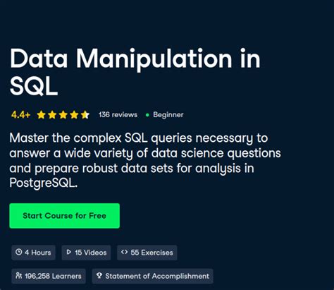 Best Sql Courses For Beginners In Free Paid