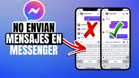 No Puedo Enviar Mensajes en MESSENGER Solución YouTube