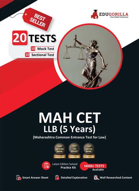 Buy MAH CET LLB 5 Years Preparation Book 2023 At 10 Discount With 10