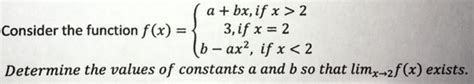 solved find all values of c such that the limit exists