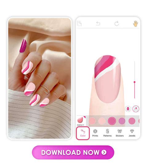 Pretty Pink Nail Designs For Acrylic Nails