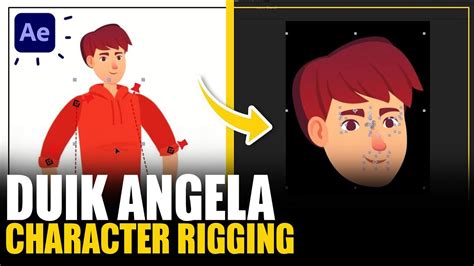 DUIK ANGELA Full Character Rig Animate In After Effects Tutorials
