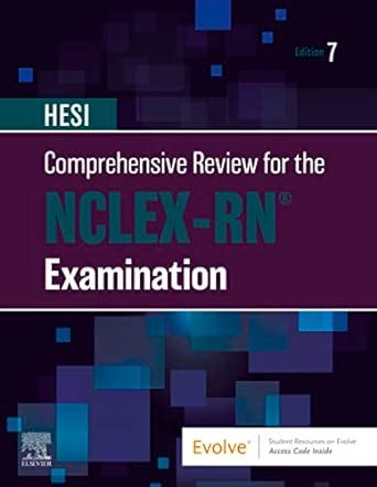 HESI Comprehensive Review For The NCLEX RN Examination E Book EBook