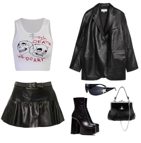 Rockstar Gf Outfit Lookbook Outfits Rockstar Style Retro Outfits