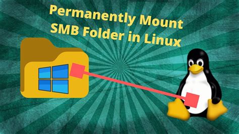 How To Mount Smb Network Drive In Linux Youtube