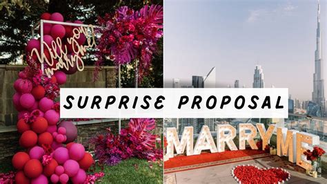 SURPRISE PROPOSAL BALLOON DECORATIONS The Best Ideas Ever YouTube