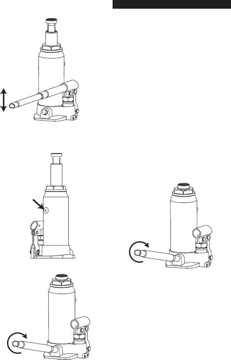 Torin Big Red Hydraulic Bottle Jack 6 Ton Capacity User Manual Page 7