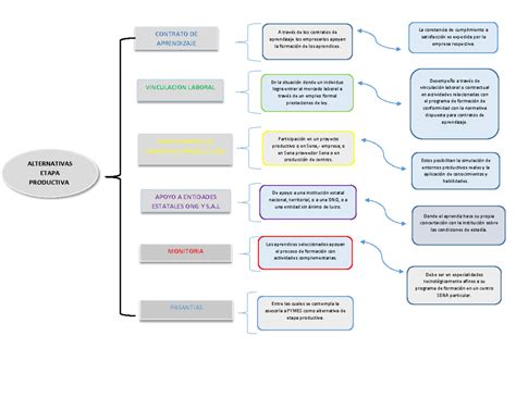 Cuadro Sinoptico Sobre Las Alternativas De La Etapa Productiva