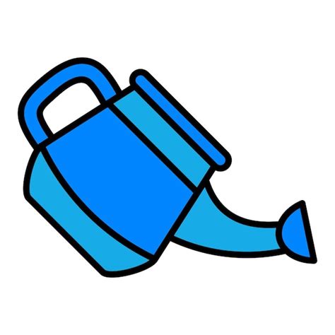 Icono De La Lata De Riego Vector Premium