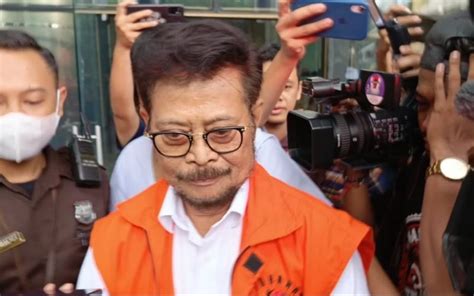 Ketua KPK Jadi Tersangka Begini Kata Syahrul Yasin Limpo