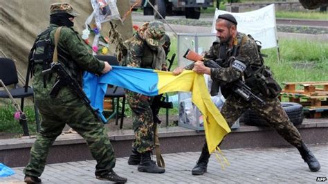 Ukraine Crisis Donetsk Rebel Leaders Still Talking Tough BBC News