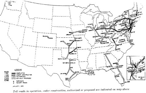 Toll Roads In United States Map United States Map