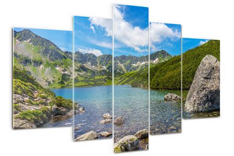 Obraz szklany tryptyk na ścianę Dolina Tatry pl osp 170x100 f