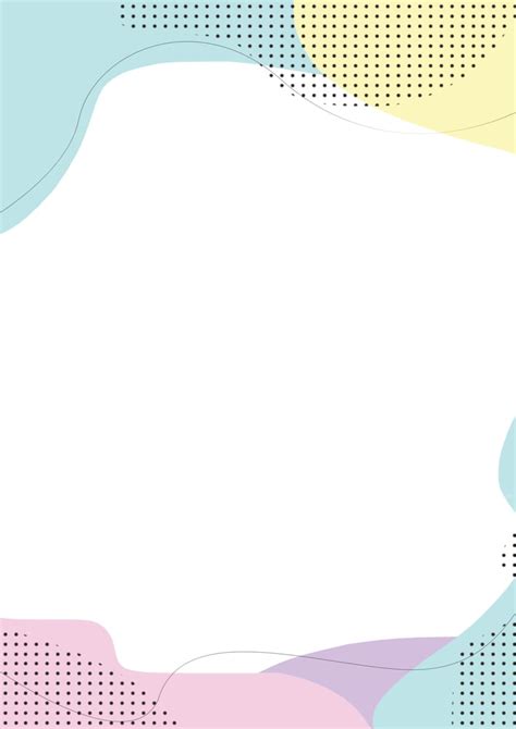 Plantilla De Fondo Bordes De Bloques De Colores Coloridos Y Creativos
