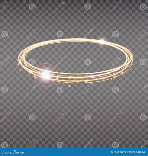 Bright Halo C Rculos Brilhantes Abstratos Halo De Efeito Ptico Claro
