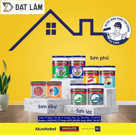 Sơn Ngoài Trời Maxilite Tough 28C Mờ Đạt Lâm