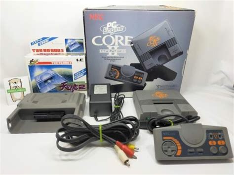 NEC PC engine CORE GRAFX Ⅱ CoreGrafx2 PI TG7 Console w TEN NO KOE 2