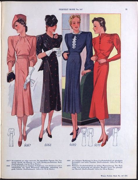 1937 167 Wiener Perfekt Mode Эскиз