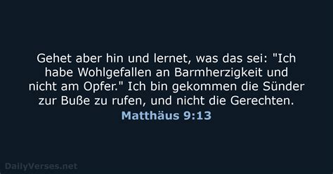 5 Juni 2020 Bibelvers des Tages LU12 Matthäus 9 13 DailyVerses net