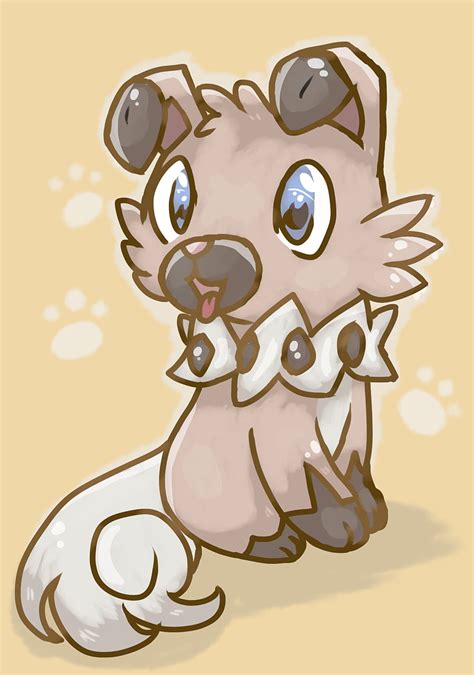 Pokemon SunMoon IwankoRockruffWuffels By BreezyBlueYT For Your
