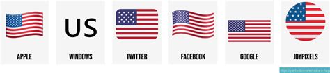 Flag Of United States Emoji