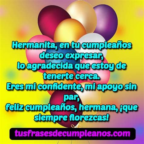 Poemas de Cumpleaños para una Hermana Mayor y pequeña