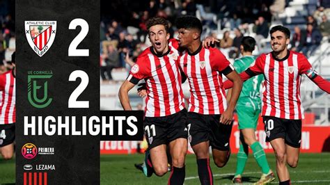 Resumen I Bilbao Athletic 2 2 UE Cornellà I Laburpena I Primera