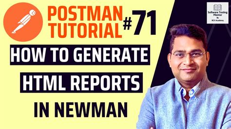 postman tutorial 71 how to generate html reports in newman youtube