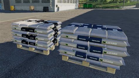 LS19 Anbaugeräte Paletten Dünger und Kalkpalette 1 0 0 0 für