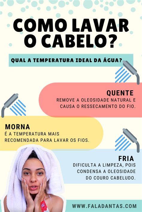 COMO LAVAR O CABELO DO JEITO CERTO Lavar Cabelo Dicas Para Cabelos