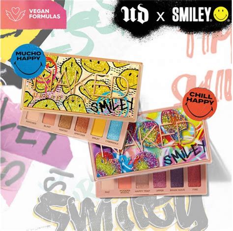 Urban Decay X Smiley Naked Eyeshadow Palettes Review Swatches