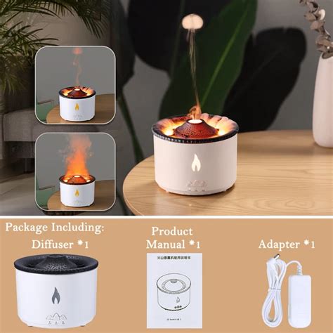 Diffuseur d arômes de flamme constants ique humidificateur d air