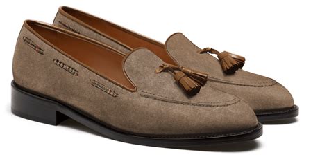 Tassel Loafer Braunes Veloursleder Hockerty
