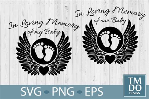 In Loving Memory Svg Memorial Svg Rip Graphic By TMDOdesign