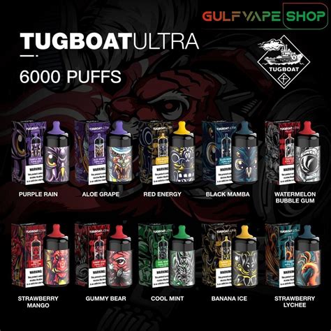 BEST TUGBOAT ULTRA DISPOSABLE 6000 Puffs IN DUBAI UAE